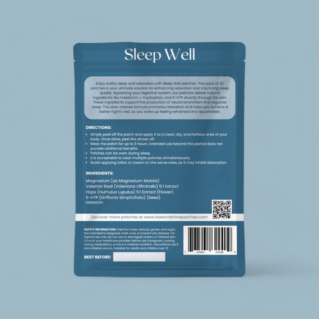 Sleeping Patches - Sleep Well By Rise & Shine – Rise & Shine Patches